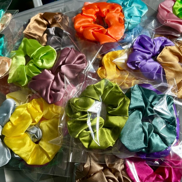 Accessories | Bulk 1 Packs 20 Colorful Scrunchies | Poshmark
